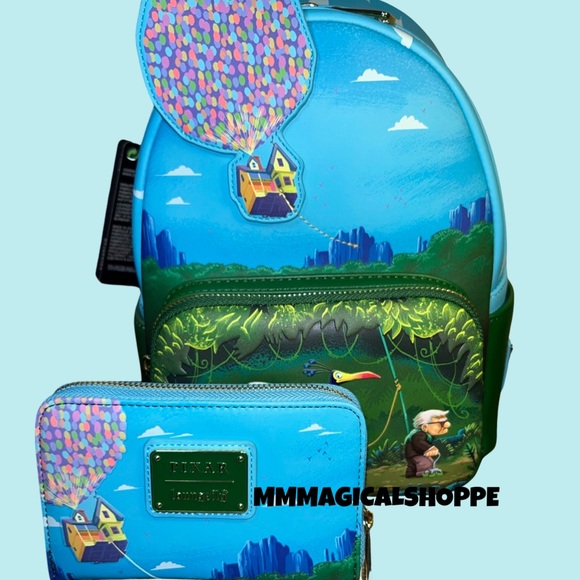 Loungefly | Bags | Loungefly Pixar Moments Up Jungle Stroll Mini ...